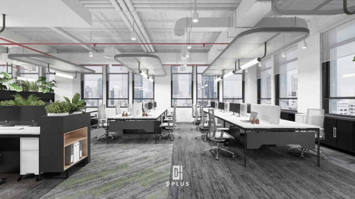 Công ty thiết kế thi công nội thất văn phòng TRỌN GÓI - DPLUS